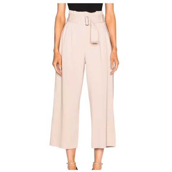 A.L.C. | Pants & Jumpsuits | Alc Dillon Belted Paperbag Gaucho Pants ...